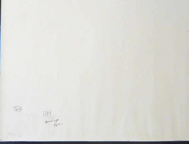 Bruce Conner - Beat Generation Artist - Original Ink Blot Drawing, 1962 ...