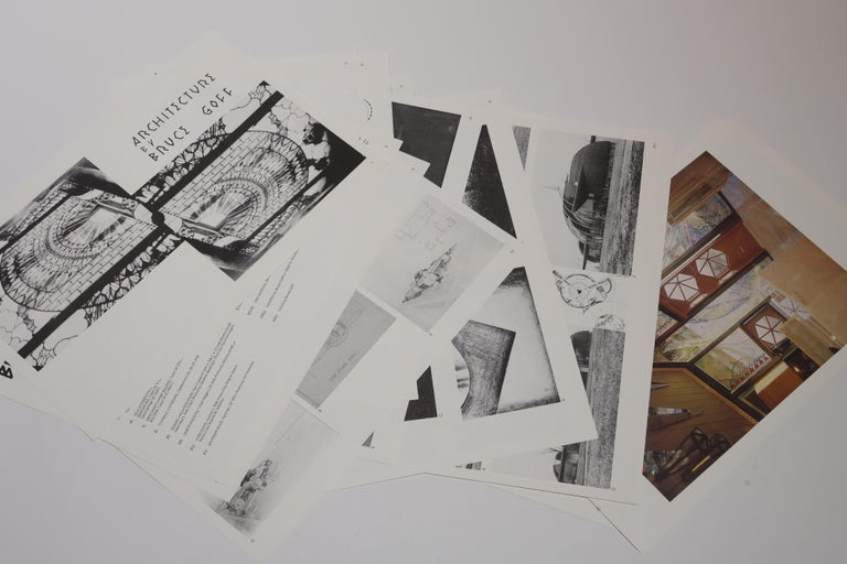 Bruce Goff Architectural Portfolio, 1978 For Sale at 1stDibs