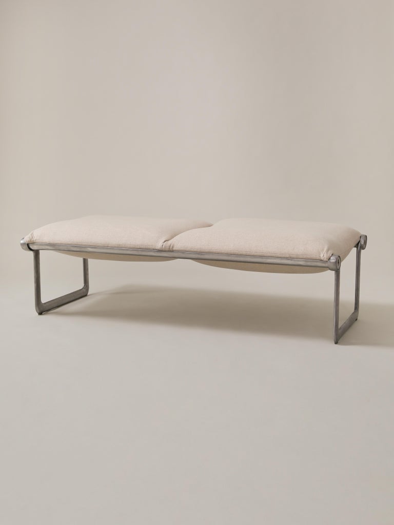 Bruce Hannah and Andrew Morrison for Knoll Bench in Bone Cashmere at ...