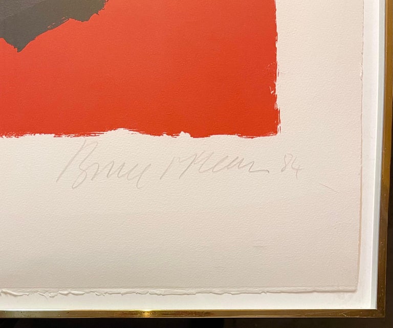 Bruce McLean - 1984 Large Scottish Silkscreen Print Pipe Smoke Pop Art ...