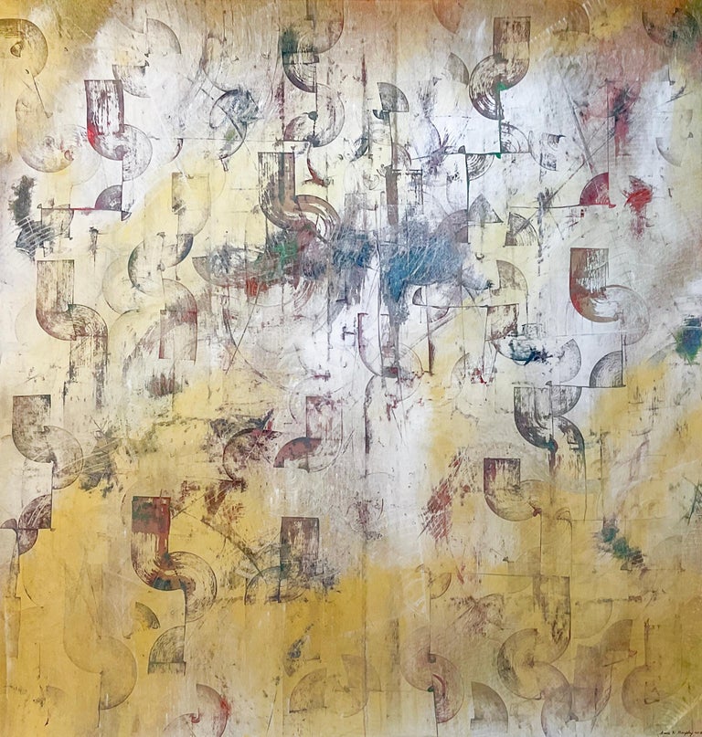 Bruce Murphy - Platonic Solids: Silver and Gold Abstract Expressionist ...