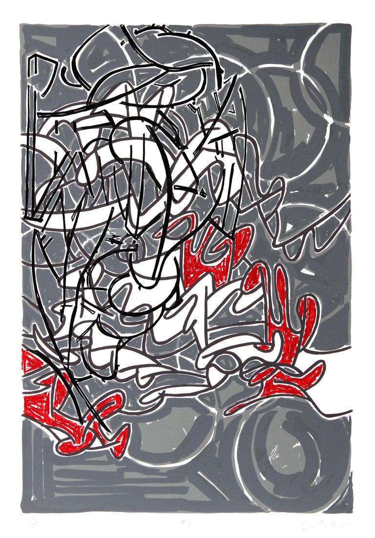 Bruce Porter - Bayard Series #7, Abstract Serigraph by Bruce Porter For ...