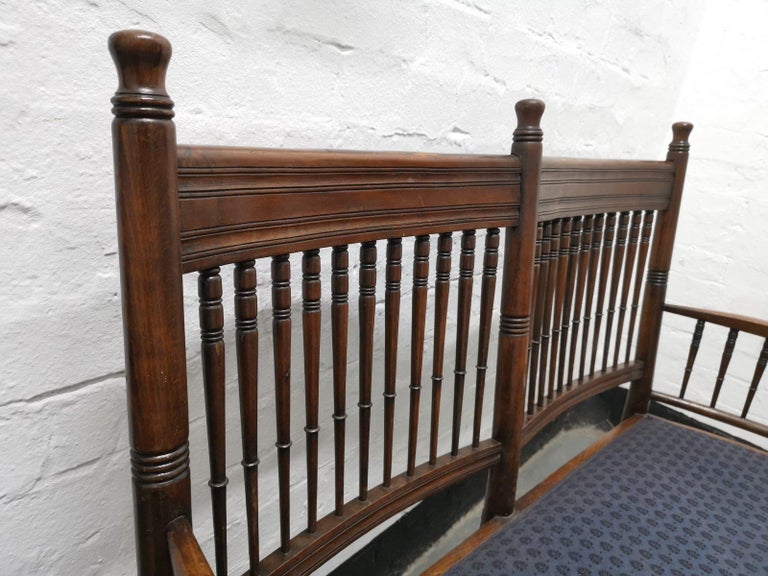 Bruce Talbert Attributed, An Aesthetic Movement Upholstered Love or ...