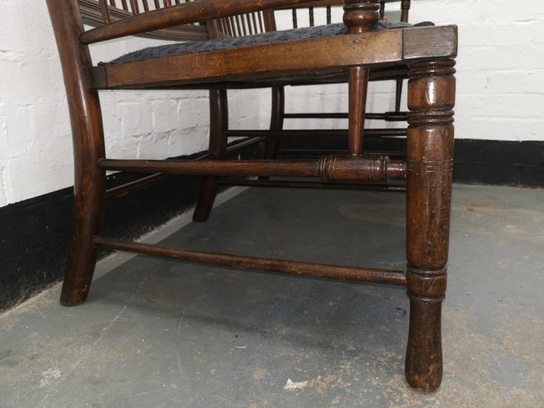 Bruce Talbert Attributed, An Aesthetic Movement Upholstered Love or ...