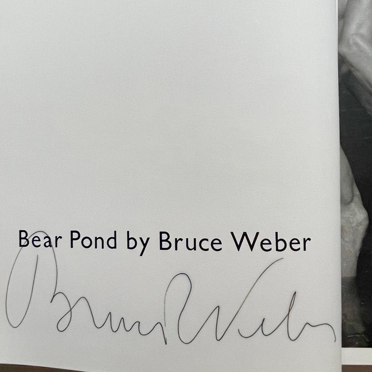 Bruce Weber Bear Pond First Edition 1990 Signed At 1stdibs