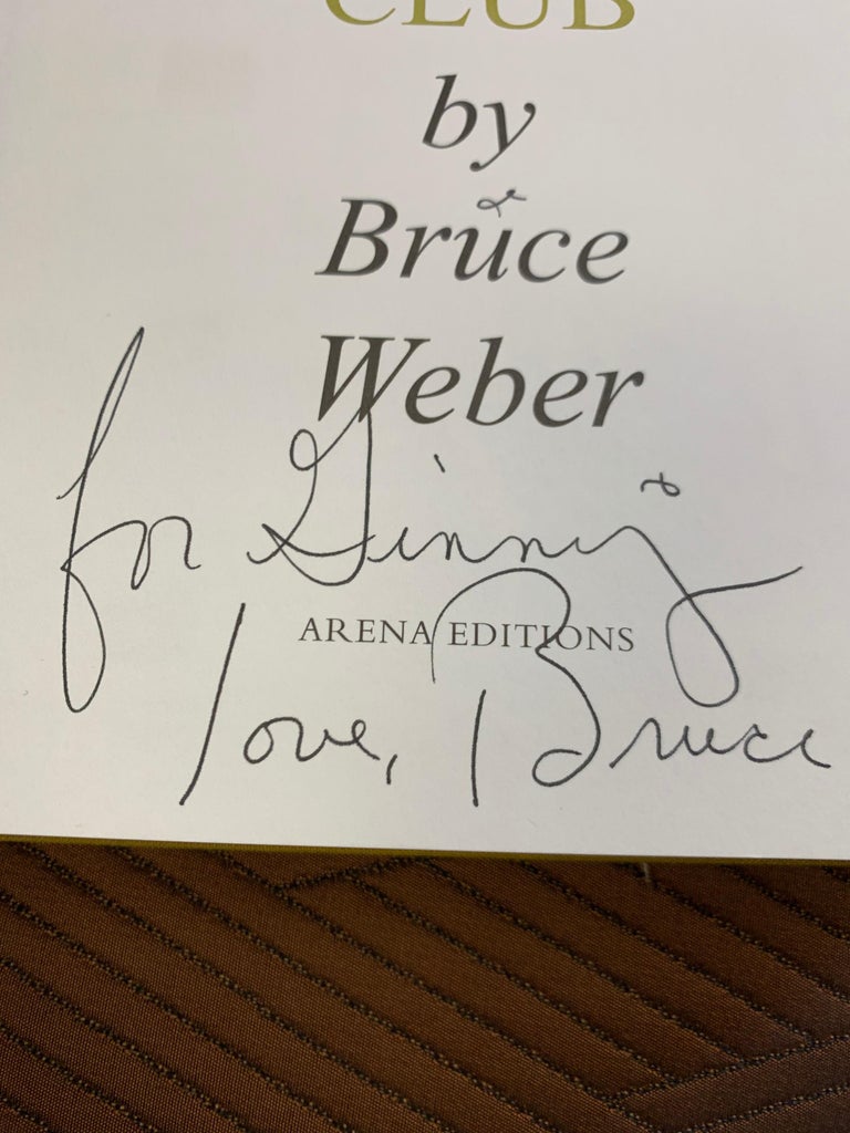 Bruce Weber Signed The Chop Suey Club 1st Edition At 1stdibs Bruce Weber Books Bruce Weber Book