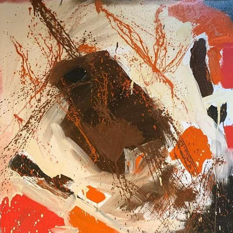 Bruna Fernandes - Red For Sale at 1stDibs