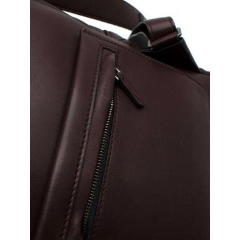 Brunello Cucinelli burgundy quilted Monili detail backpack For Sale at ...