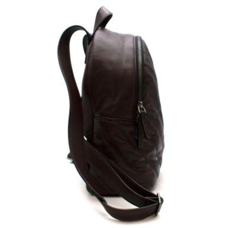 Brunello Cucinelli burgundy quilted Monili detail backpack For Sale at ...