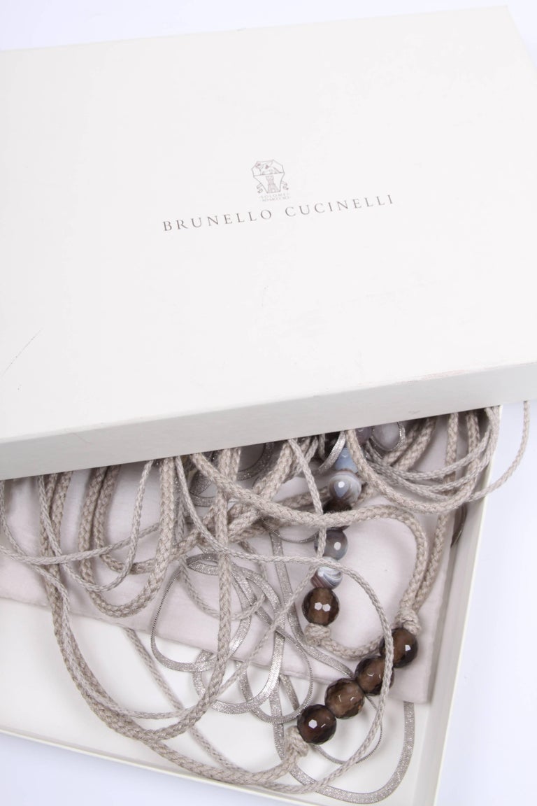 Brunello Cucinelli Necklace -agate/quartz For Sale at 1stDibs ...