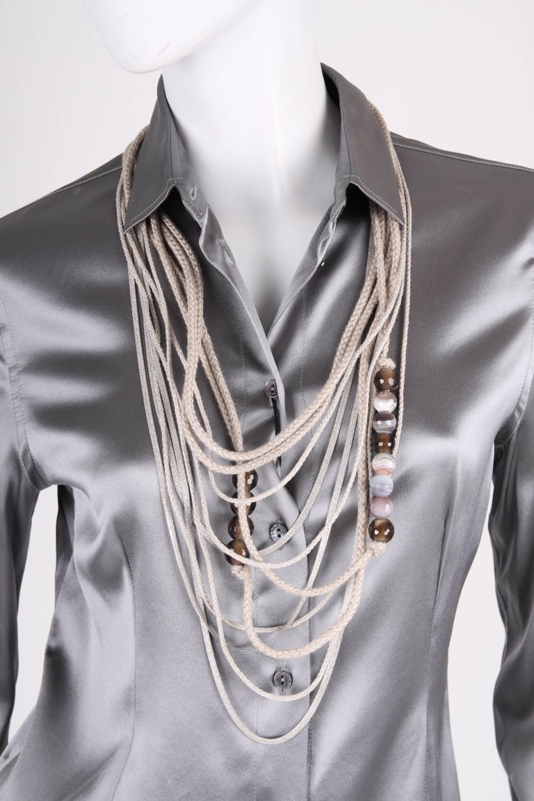 Brunello Cucinelli Necklace -agate/quartz For Sale at 1stDibs ...