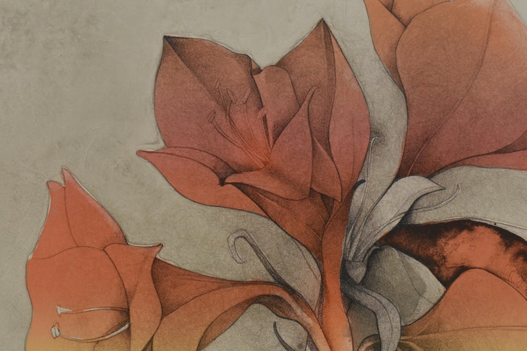 Bruno Bruni - Flowers - figurative jugendstil frame special For Sale at ...