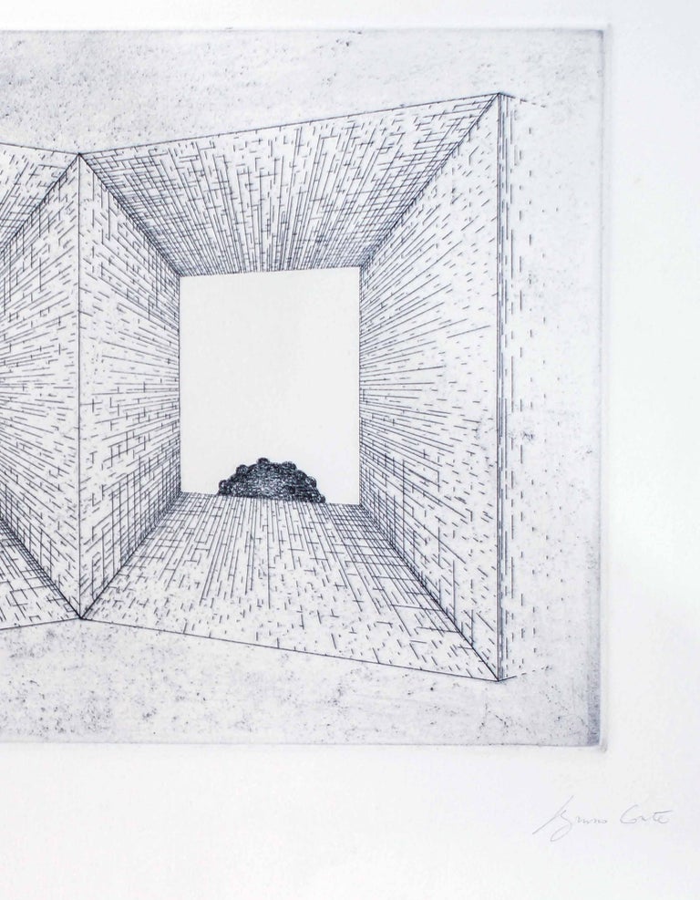 Bruno Conte - Perspective - Original Etching by Bruno Conte - 1980 ca ...