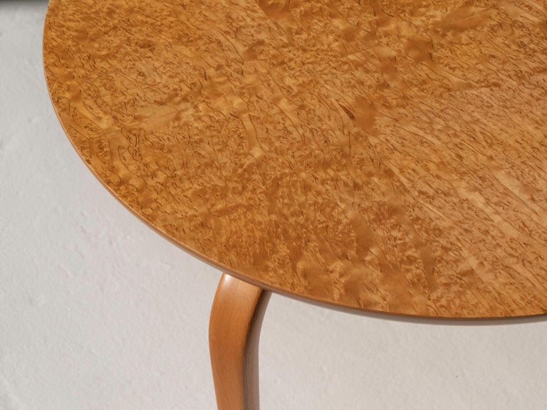 Bruno Mathsson 'Annika' Cocktail Table in Burlwood for Dux Sweden 1960 ...