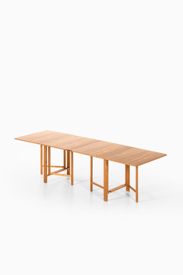 Bruno Mathsson Dining Table 'Maria Flap' by Karl Mathsson in Värnamo ...