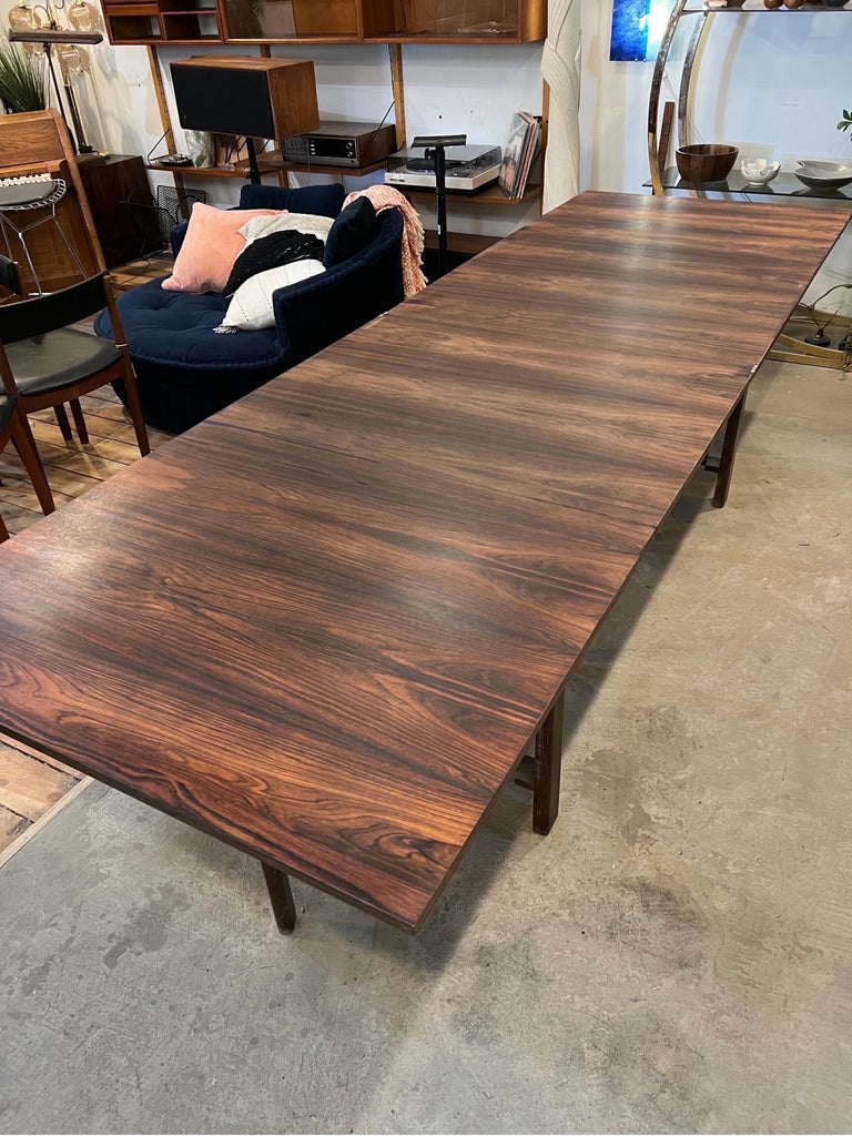 Bruno Mathsson Gate Leg “Maria” Drop Leaf Extension Table Rosewood Mid ...
