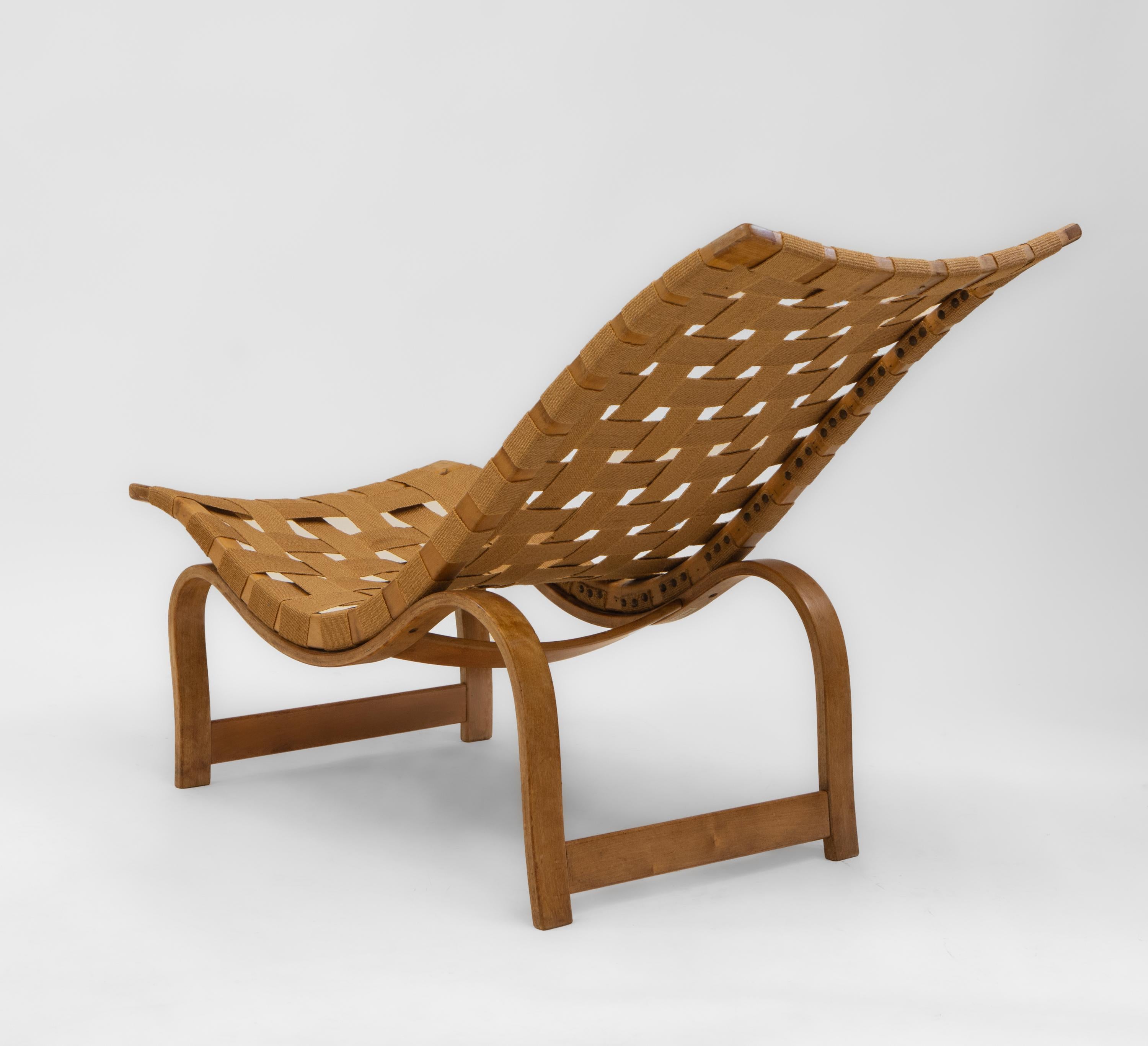 Bruno Mathsson Model 36 Easy Chair 1940's For Sale at 1stDibs