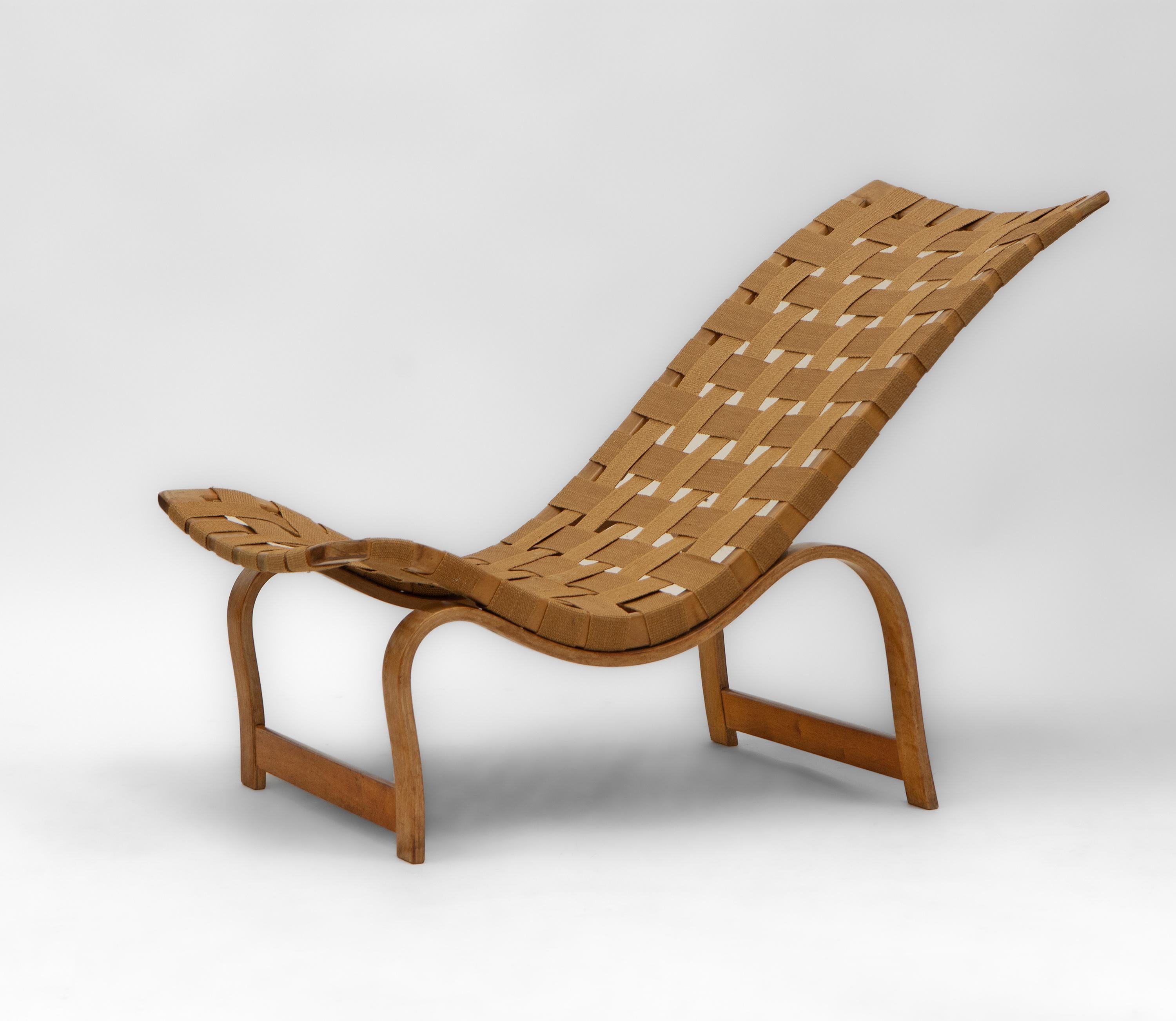 Bruno Mathsson Model 36 Easy Chair 1940's For Sale at 1stDibs
