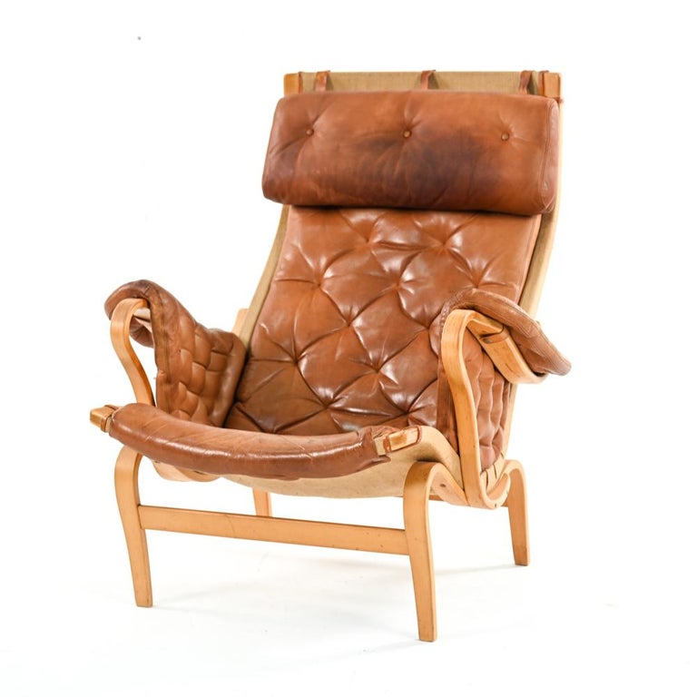 Bruno Mathsson "Pernilla" Lounge Chair at 1stDibs | pernilla bruno mathsson