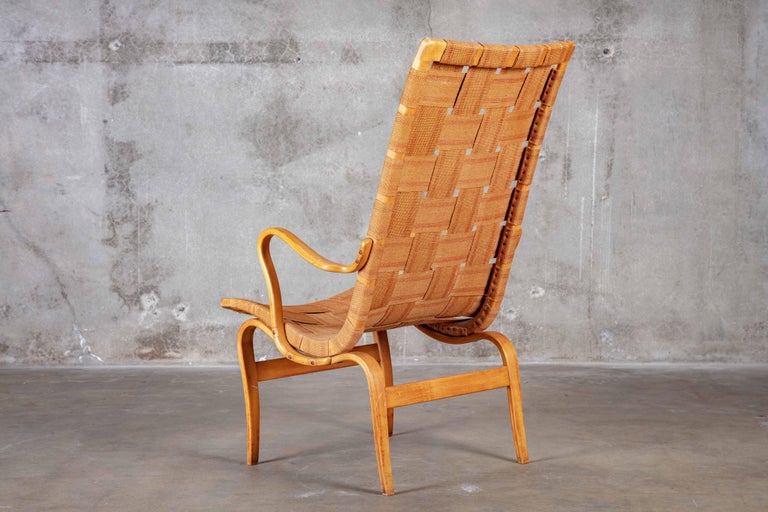 Bruno Mathsson Pernilla Lounge Chair at 1stDibs