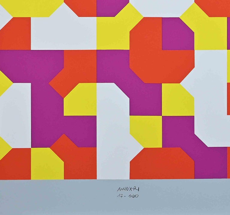 Bruno Munari - Peano Curves - Original Screen Print by Bruno Munari ...