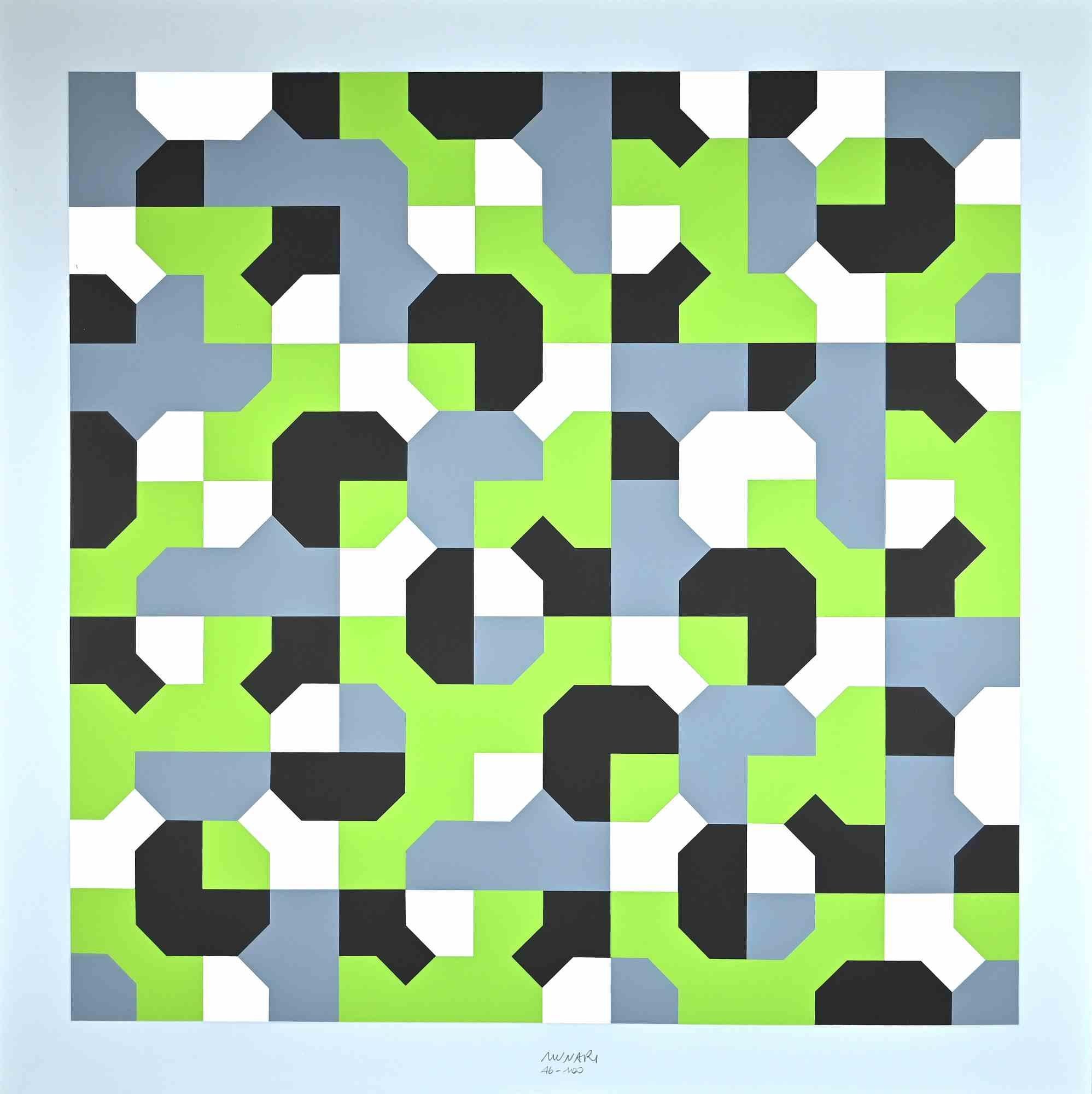 Franco Cannilla - Composition VII - Original Screen Print by Franco Cannilla - 1971 For Sale at ...