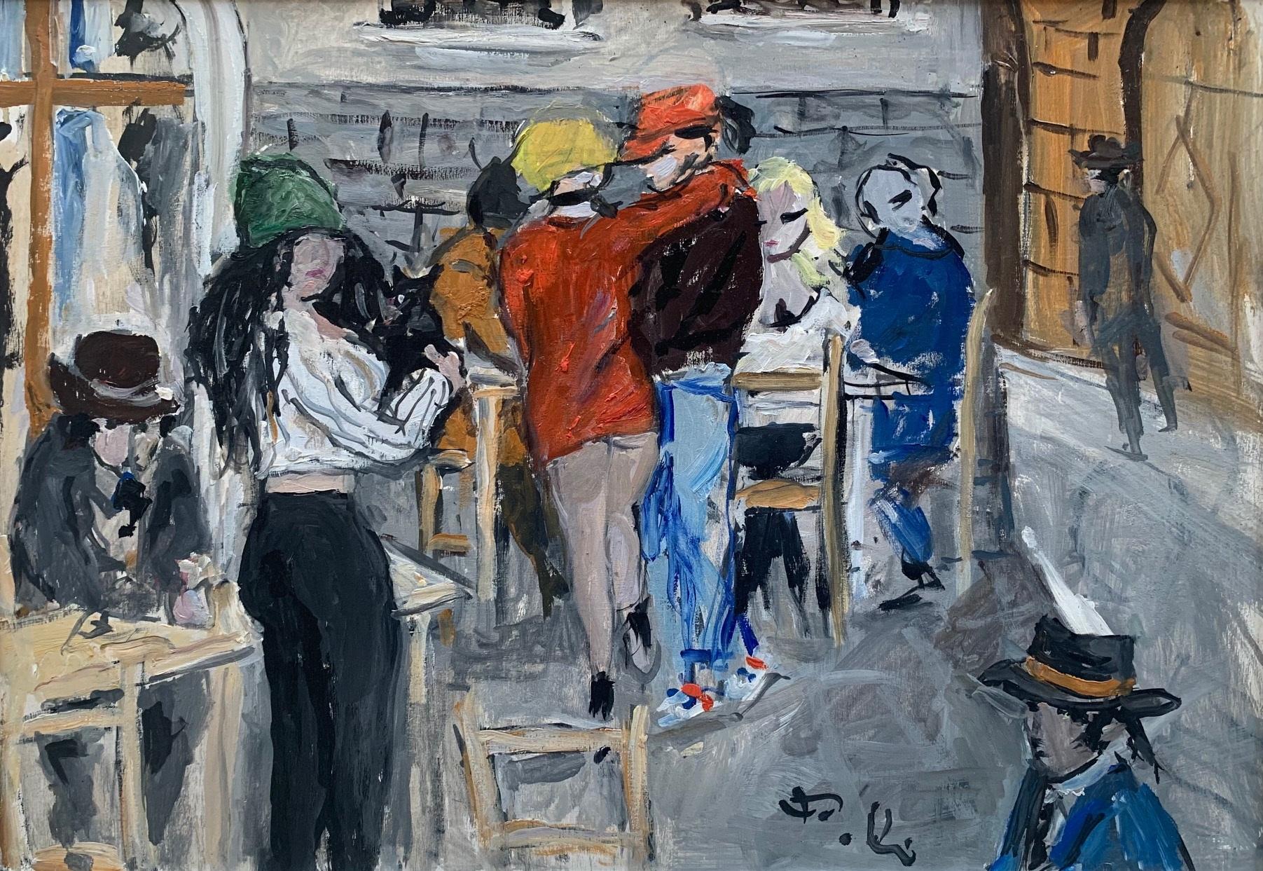 Bruno Paoli - Corners of Florence By Bruno Paoli - Figurative Painting ...