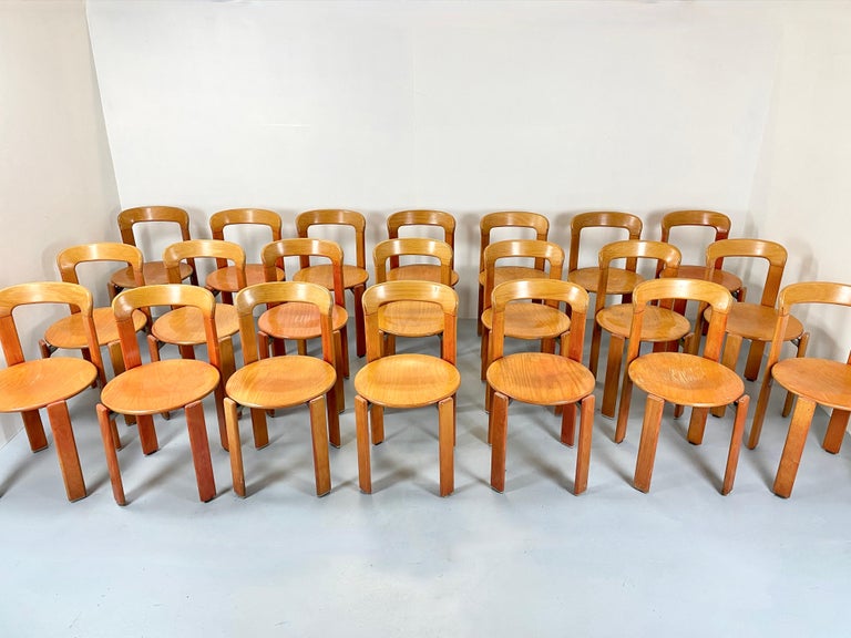 Bruno Rey Dietiker Vintage Chair Post-Modern Beechwood Switzerland For ...