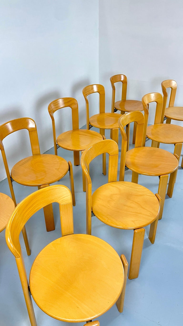 Postmoderner Vintage-Stuhl aus Buchenholz von Bruno Rey Dietiker, Schweiz bei 1stDibs