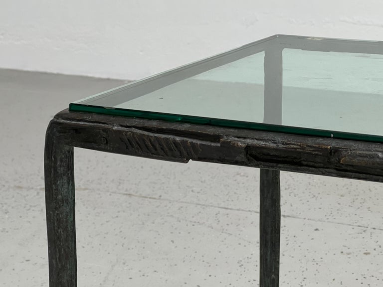 Bruno Romeda Bronze Side Table For Sale at 1stDibs