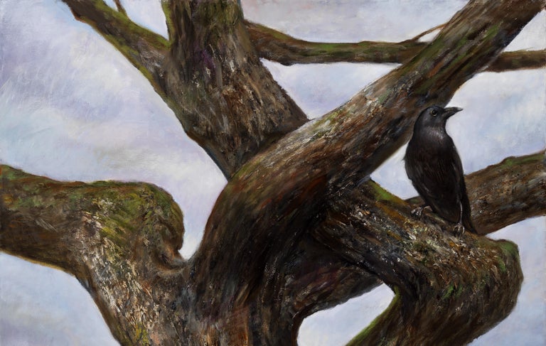 Bruno Surdo - Mystic Bond - Memory of Leaves, Mixed Media of Large Bare ...