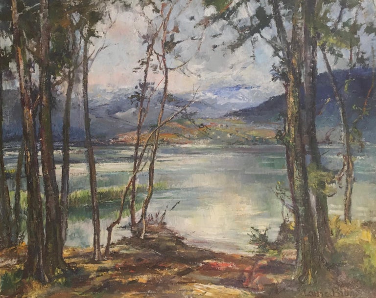 Bruny - Landscape, Lake and Mountains For Sale at 1stDibs