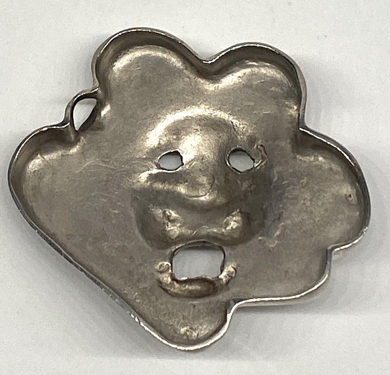 Brusca - Dante Sterling Silver Zoo Series Lion Pendant from 1976 For ...