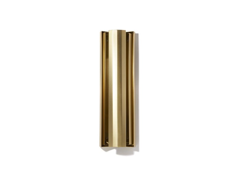 LETO 360 brushed Brass Wall Light with Mobile Fins For Sale at 1stDibs