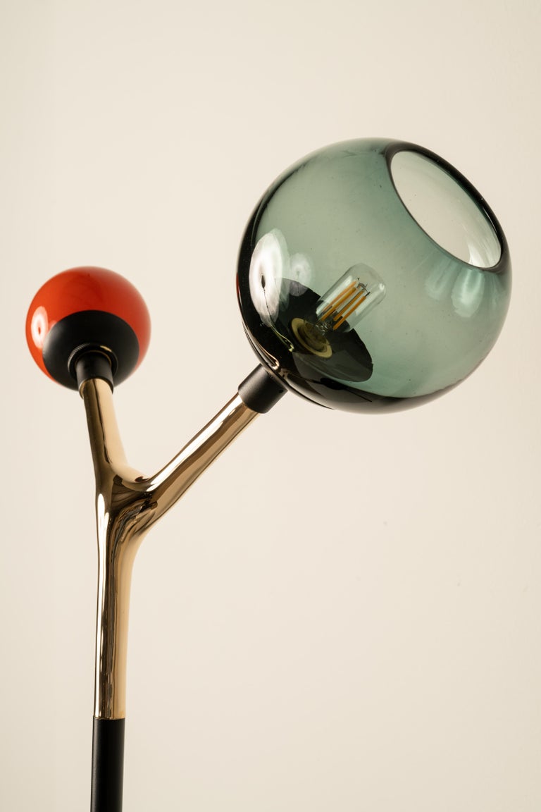 Mácula Table Lamp w/Lost-Wax Bronze, Customizable, Made in MX For Sale ...