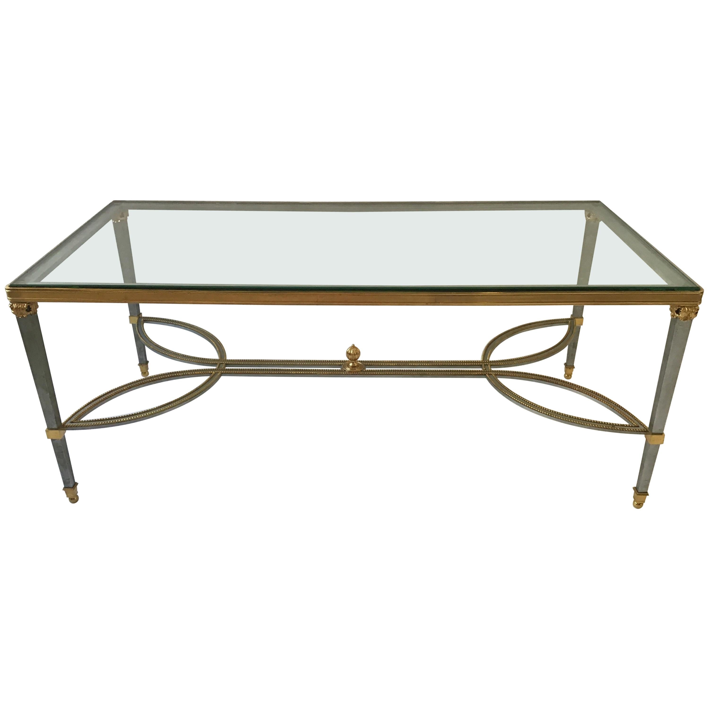 Rosewood and Brushed Steel Cocktail Table by Henning Korch, 1960s at ...