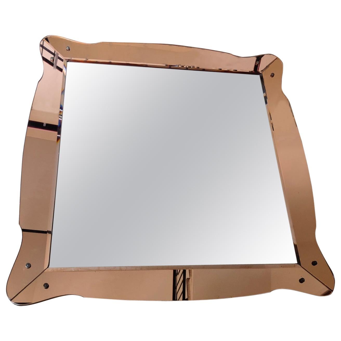 Gotham Oval Mirror - Customizable Wood and Metal For Sale at 1stDibs