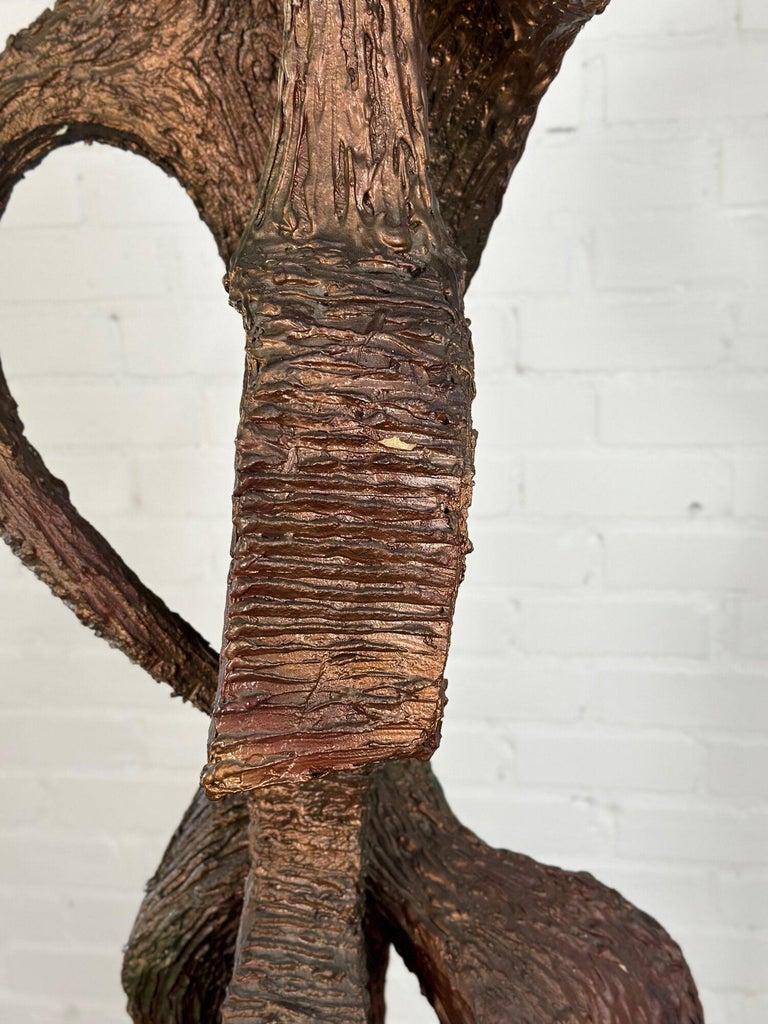 Brutalist Bass Player Sculpture For Sale at 1stDibs