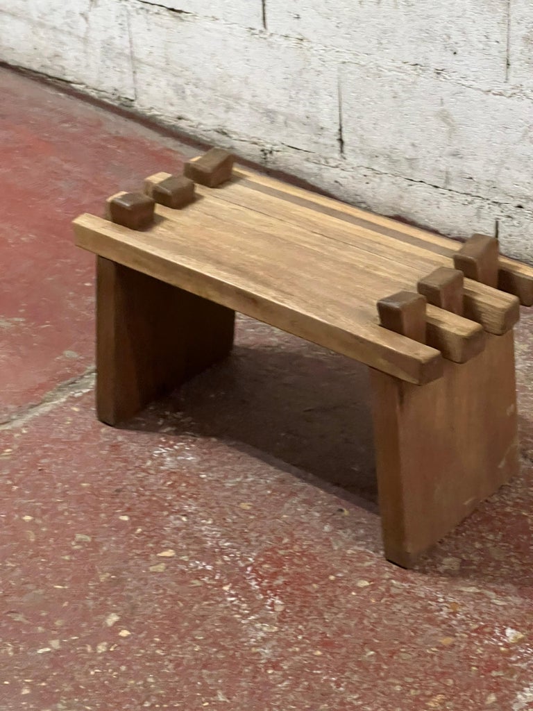 Brutalist Bench at 1stDibs