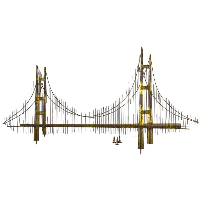 Brutalist Bridge Sculpture by Jere at 1stDibs