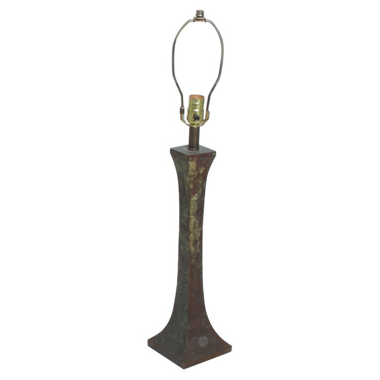 Lampe de bureau brutaliste en bronze Stewart Ross James pour Hansen ...