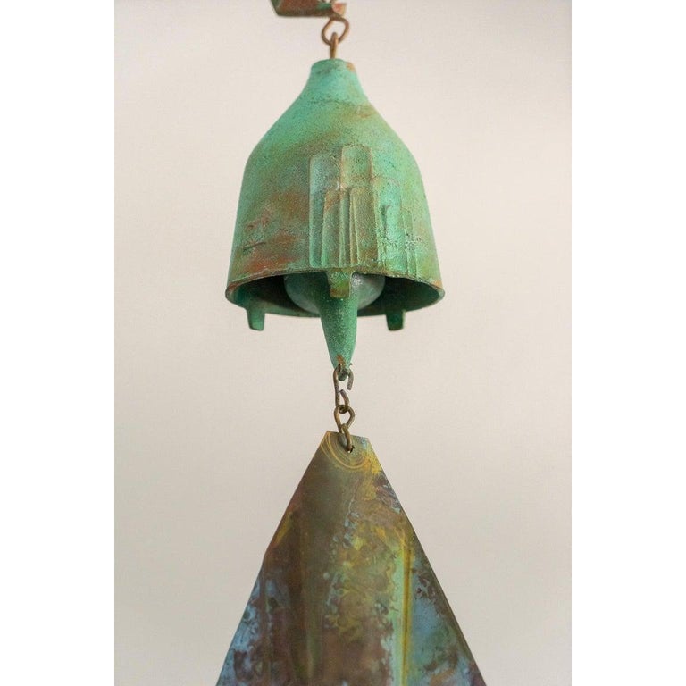 Brutalist Bronze Wind Chime by Paolo Soleri at 1stDibs