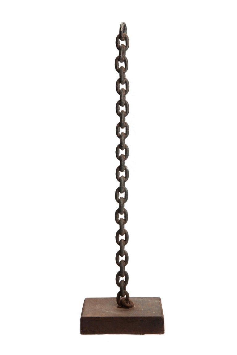 Brutalist Chain Link Sculpture For Sale at 1stDibs
