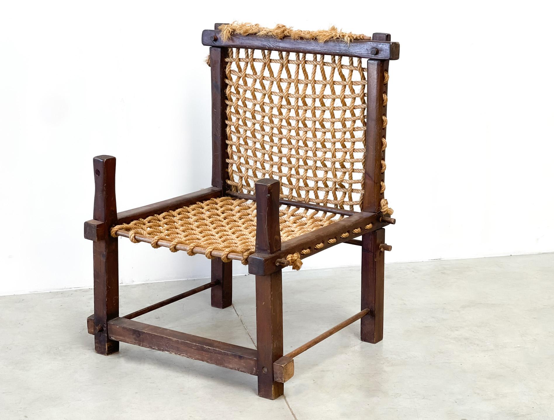 Brutalist Chair For Sale at 1stDibs