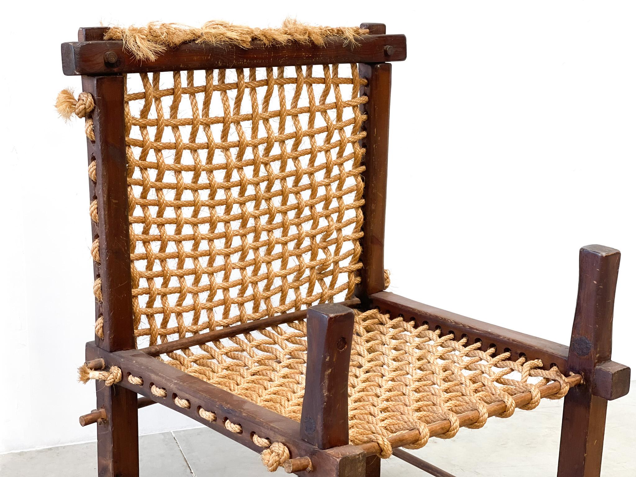 Brutalist Chair For Sale at 1stDibs