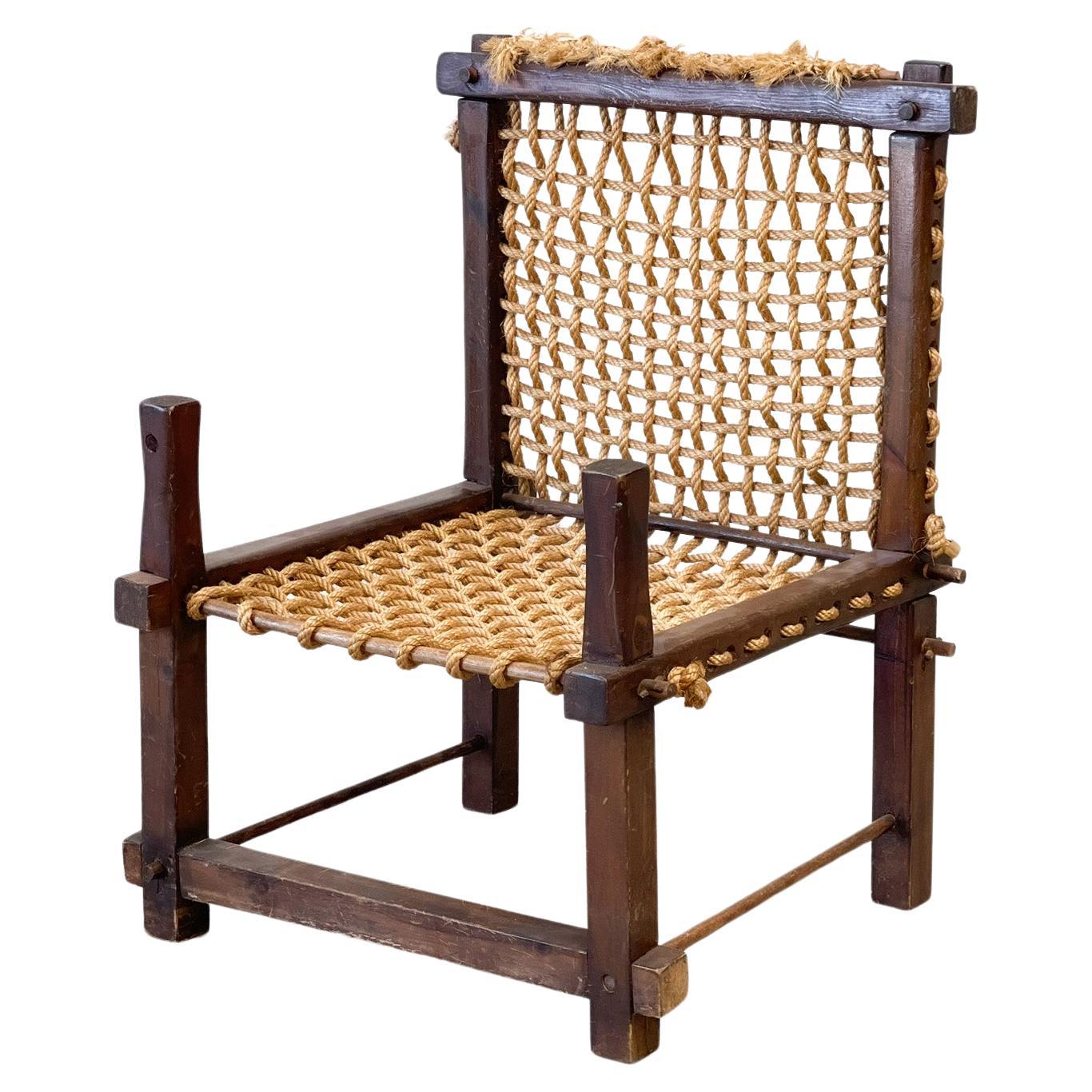 Brutalist Chair For Sale at 1stDibs