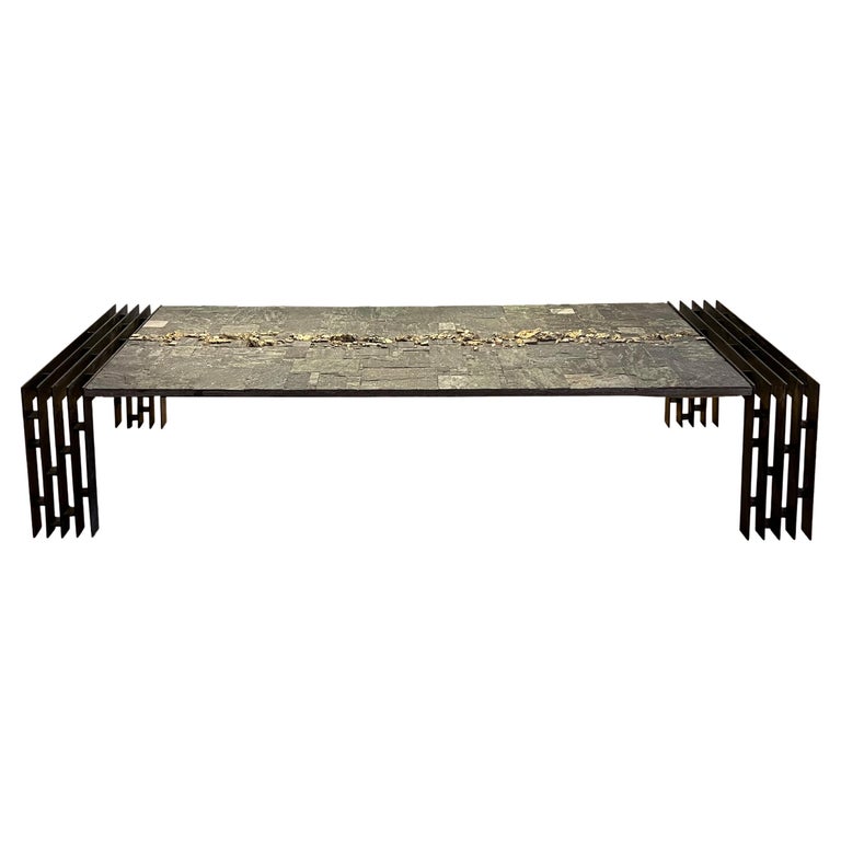 Brutalist Coffee Table by Pia Manu, 1970s For Sale at 1stDibs