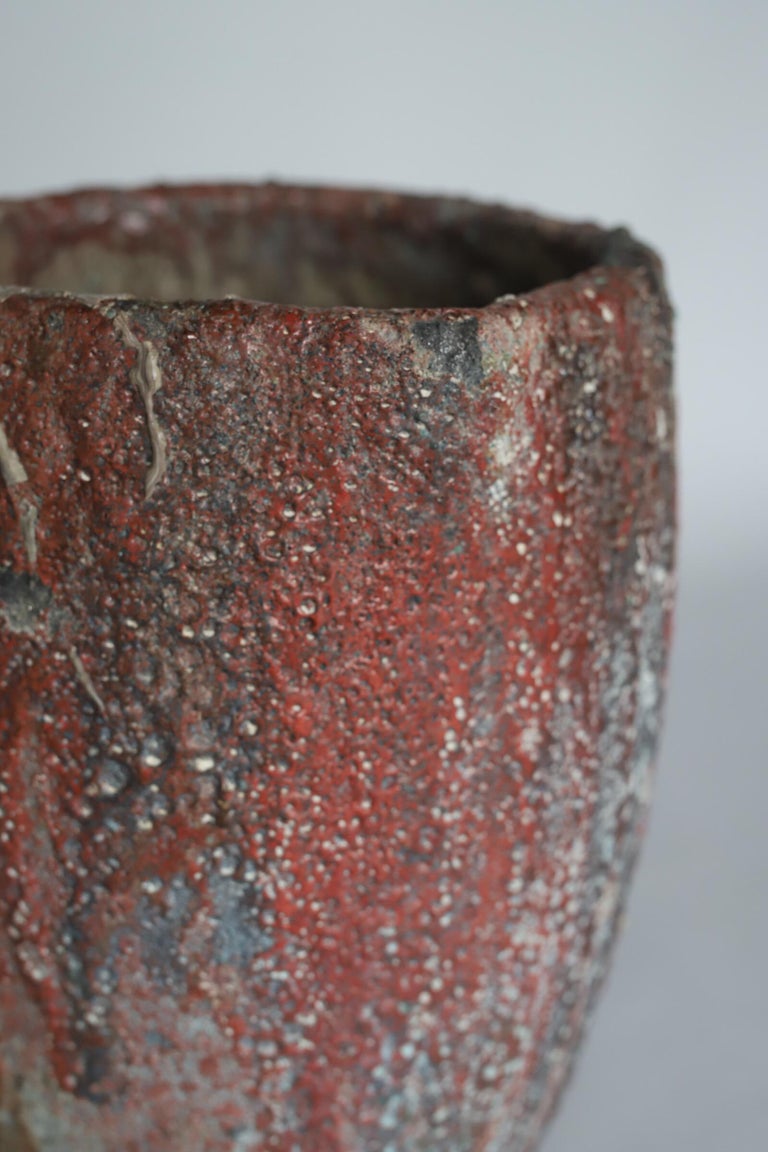Brutalist Crucible Pot Planter Vessel For Sale at 1stDibs