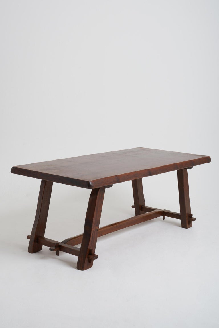 Brutalist Dining Table by Olavi Hanninen For Sale at 1stDibs