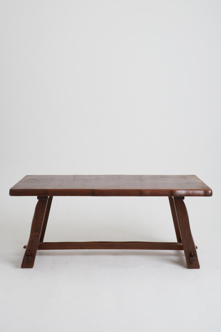 Brutalist Dining Table by Olavi Hanninen For Sale at 1stDibs